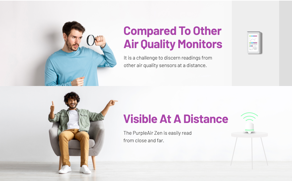PurpleAir Zen Air Quality Monitor