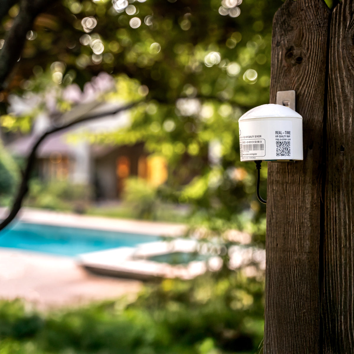 PurpleAir Flex - Air Quality Monitor | AQI PM2.5 Indoor/Outdoor Sensor